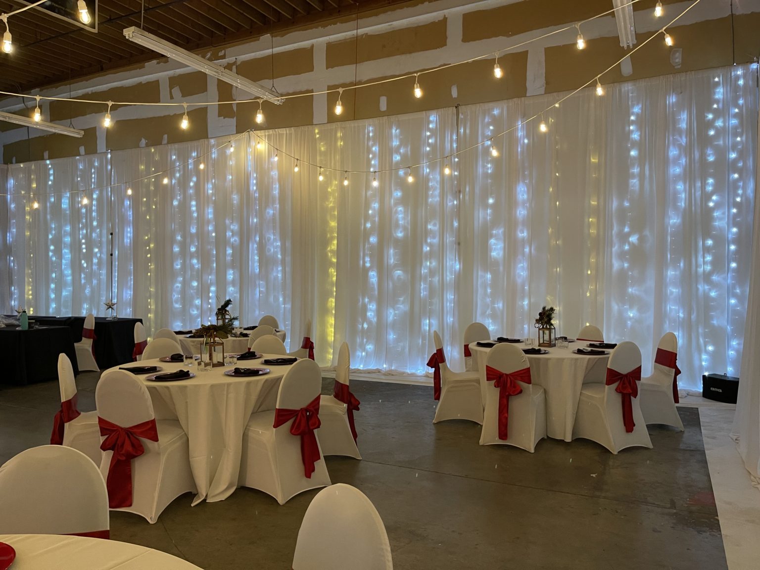 LED Drape Lighting - Rowe Events