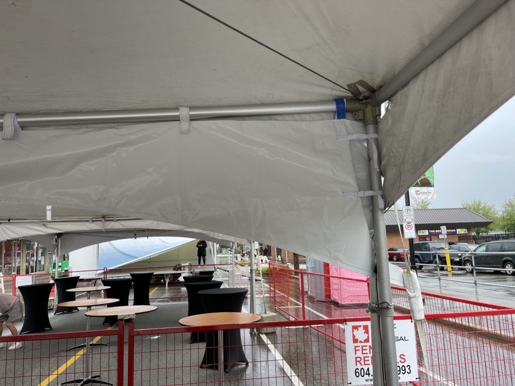 Tent Rain Gutter - Rowe Events